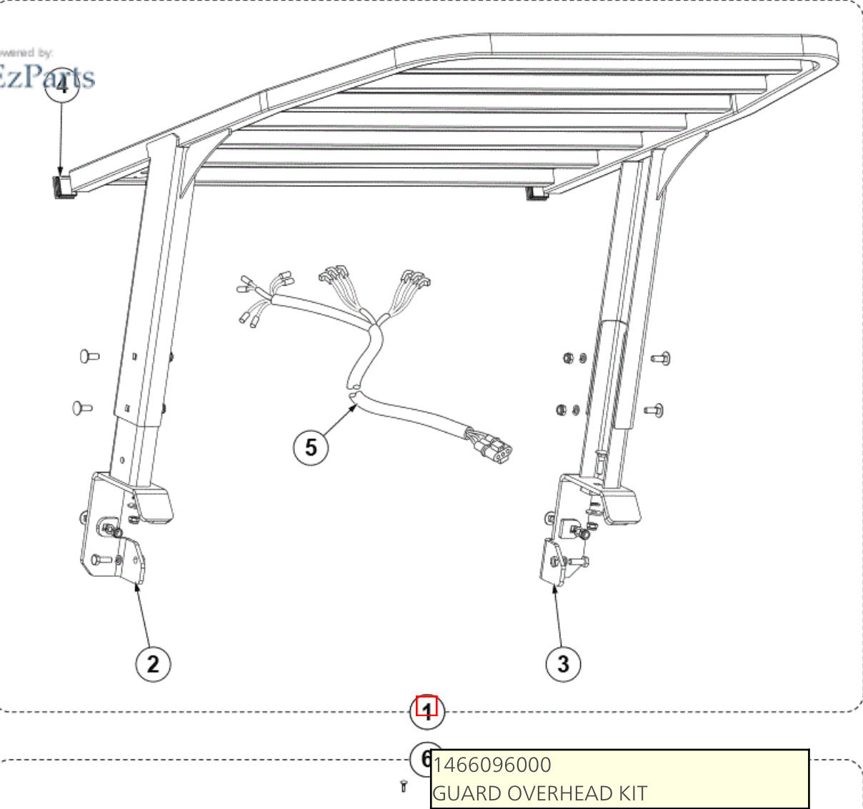 GUARD OVERHEAD KIT - ScrubVac