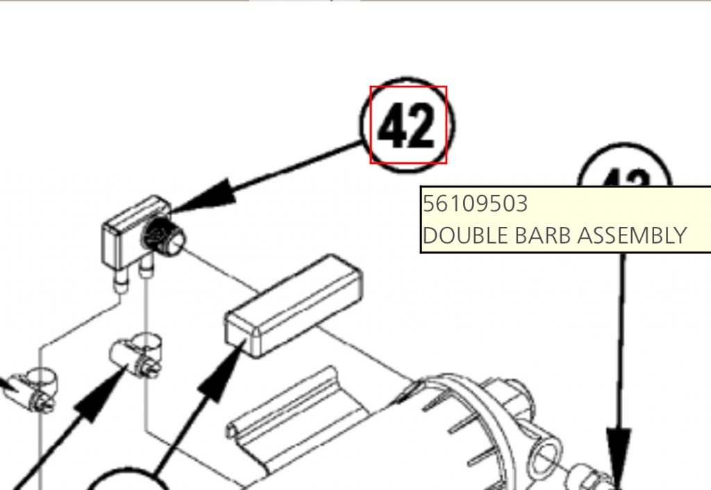 DOUBLE BARB ASSEMBLY - ScrubVac